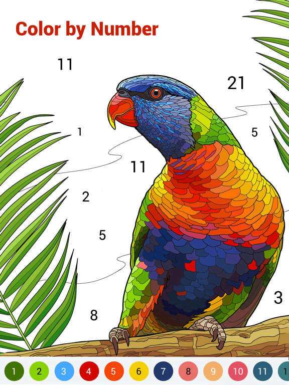 Happy Color by Numbers Game for iOS (iPhone/iPad/iPod touch) - Free ...