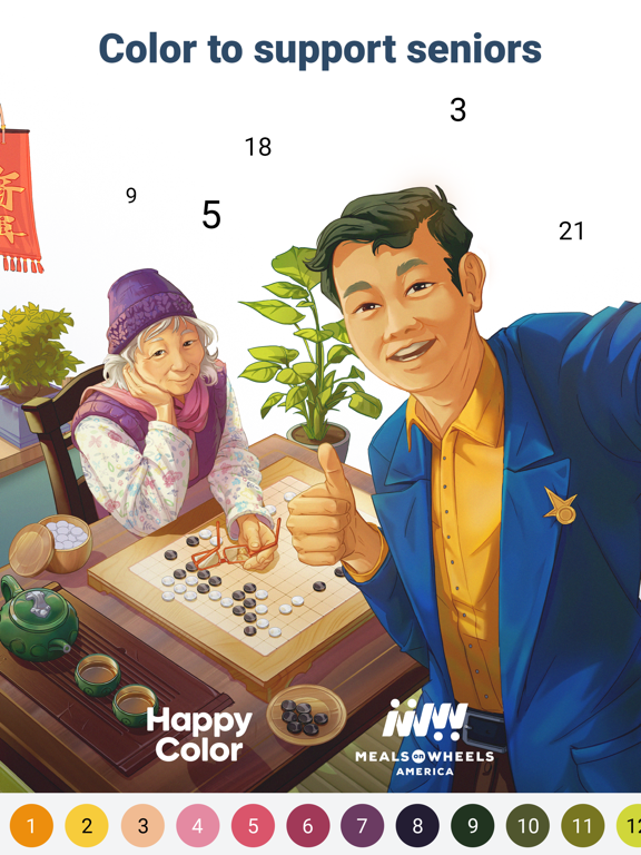 Happy Color by Numbers Game for iOS (iPhone/iPad/iPod touch) - Free ...