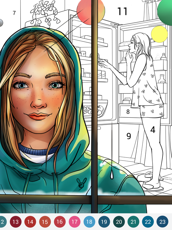 Happy Color by Numbers Game for iOS (iPhone/iPad/iPod touch) - Free ...