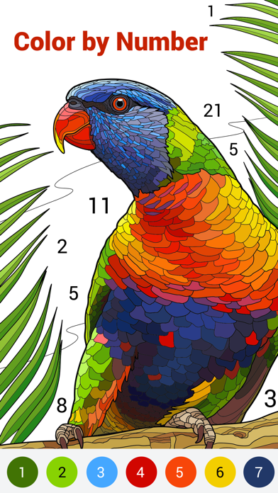 Happy Color by Numbers Game for iOS (iPhone/iPad/iPod touch) - Free ...