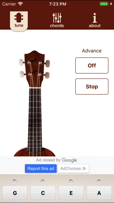 uke pal - Ukulele Tuner&Chords para iOS (iPhone/iPod touch) - Baixar Grátis no AppPure