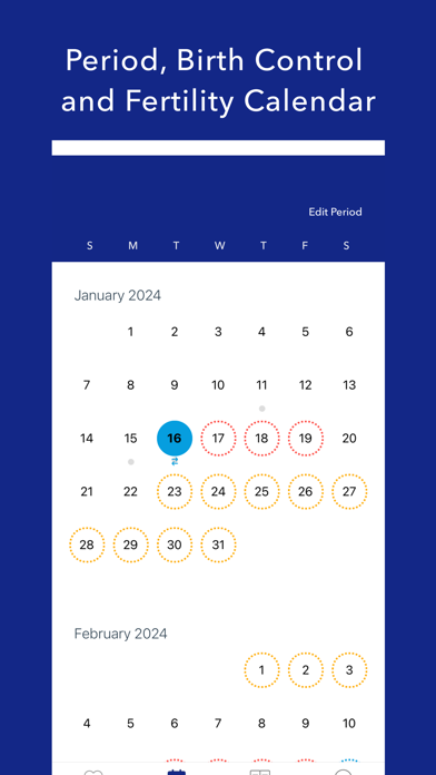 Spot On Period Tracker para iOS (iPhone/iPod touch) - Baixar Grátis no ...