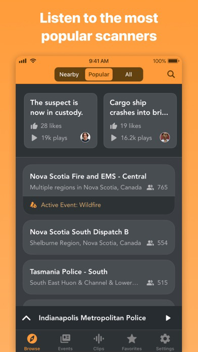 Police Scanner Radio & Fire for iOS (iPhone) - Free Download at AppPure