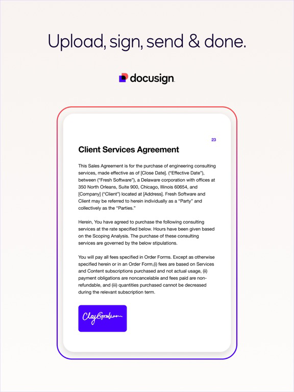 Docusign - Upload & Sign Docs for iOS (iPhone/iPad/iPod touch) - Free ...
