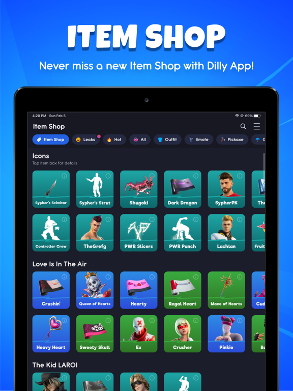 Dilly for Fortnite Mobile App for iOS (iPhone/iPad/iPod touch) - Free ...