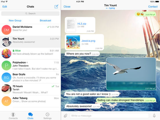 Telegram X for iOS (iPhone/iPad) - Free Download at AppPure