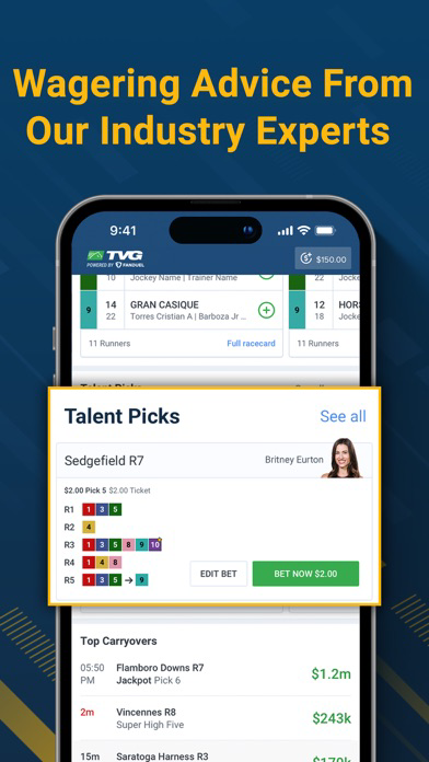 TVG - Horse Racing Betting App for iOS (iPhone/iPad) - Free Download at ...