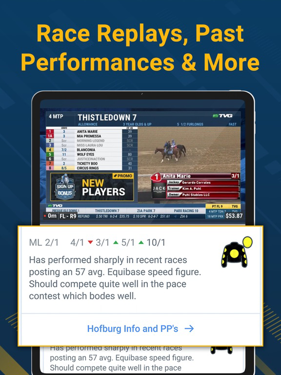 TVG - Horse Racing Betting App for iOS (iPhone/iPad) - Free Download at ...