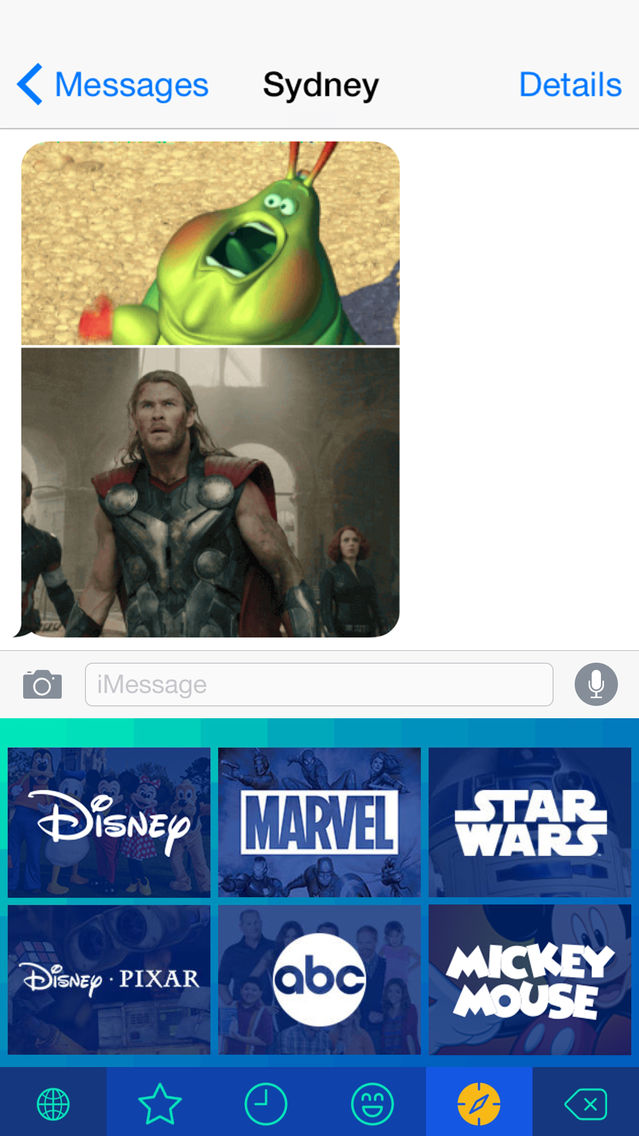 Disney Gif + Keyboard for iOS (iPhone/iPad) - Free Download at AppPure