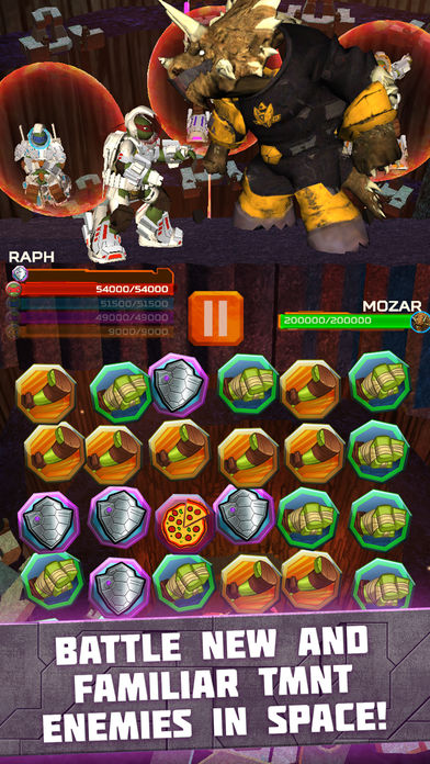 Teenage Mutant Ninja Turtles: Battle Match Game for iOS (iPhone/iPad ...