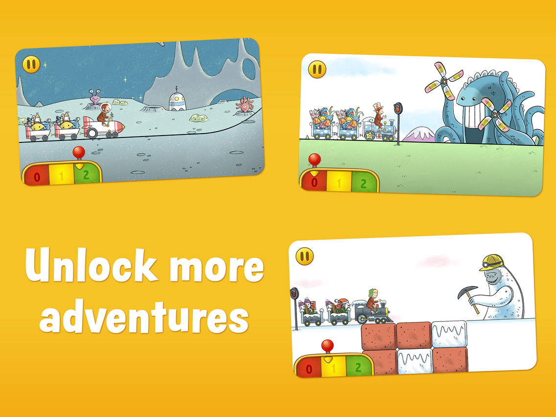 AppPure에서 $0.99에 iOS(iPhone/iPad)용 Curious George Train Adventure 최신 버전