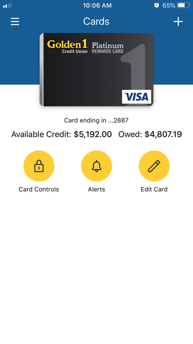 Golden 1 Card Alerts for iOS (iPhone) - Free Download at AppPure