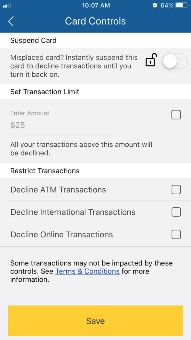 Golden 1 Card Alerts for iOS (iPhone) - Free Download at AppPure