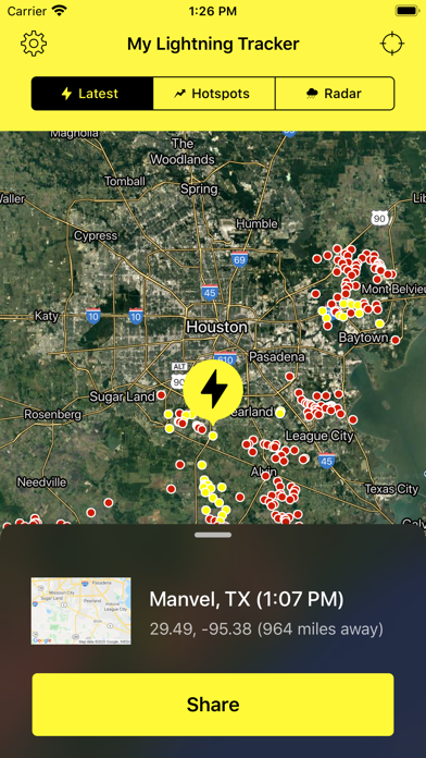 My Lightning Tracker Pro for iOS (iPhone/iPad/Apple Watch/iPod touch ...