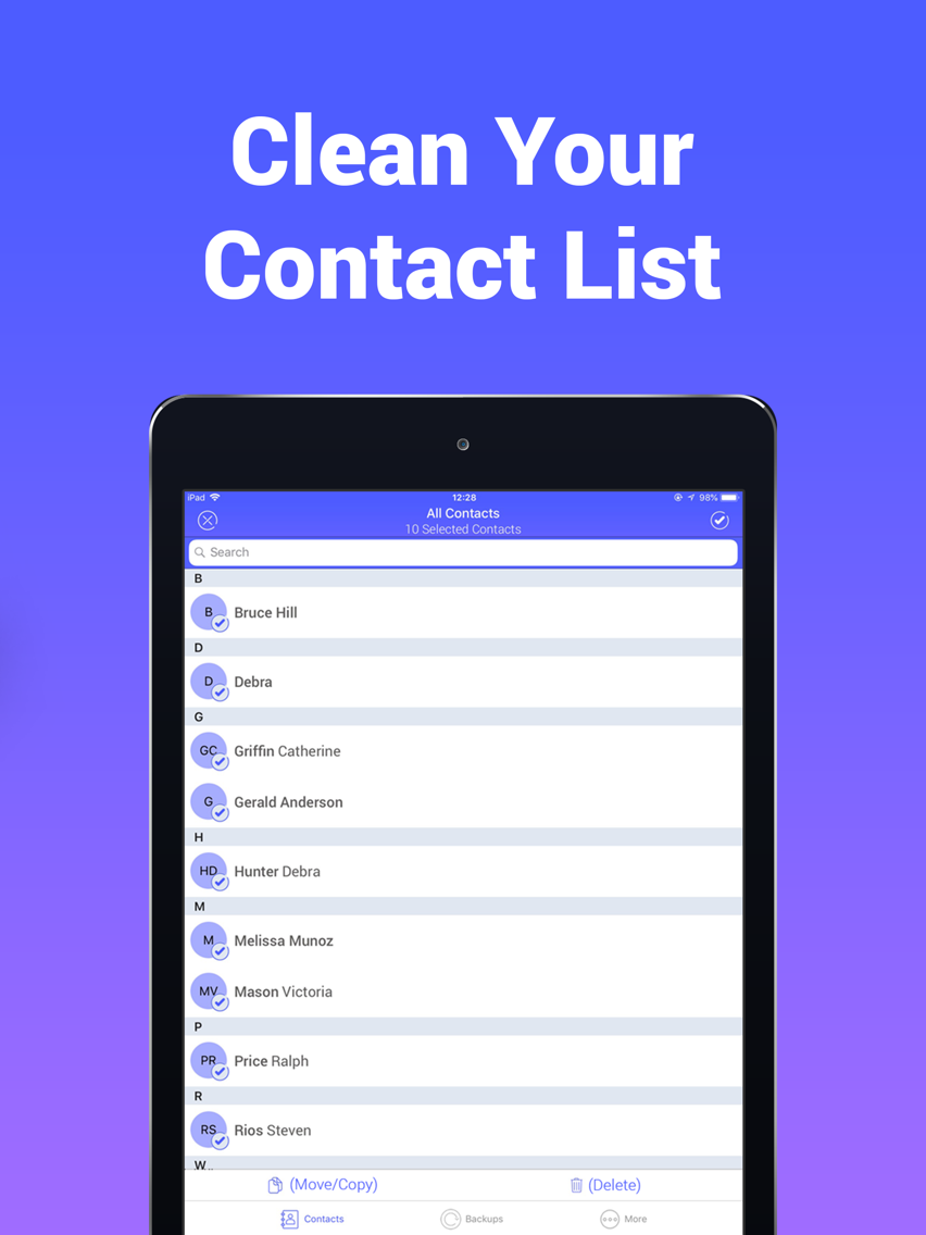 My Contacts Backup for iOS (iPhone/iPad) - Free Download at AppPure