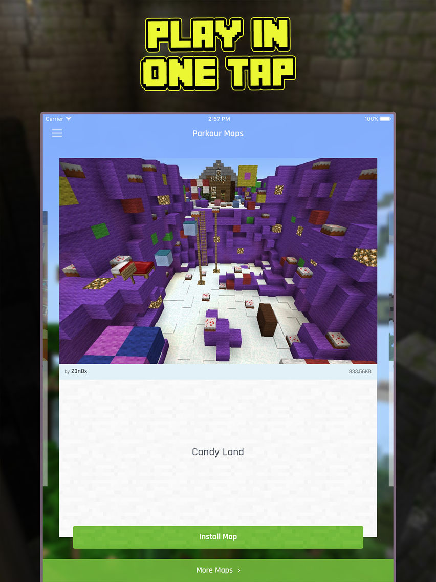 Parkour Maps for Minecraft PE (Minecraft Parkour) for iOS (iPhone/iPad ...