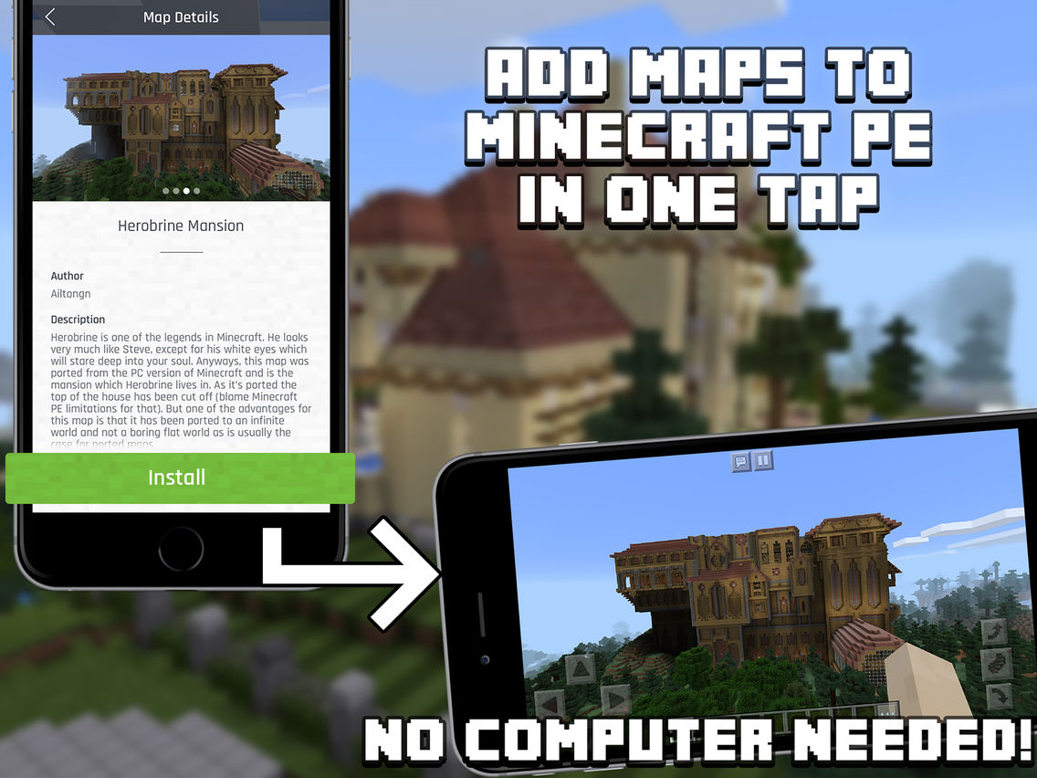 Mansion Maps for Minecraft PE - Minecraft Maps for iOS (iPhone/iPad ...
