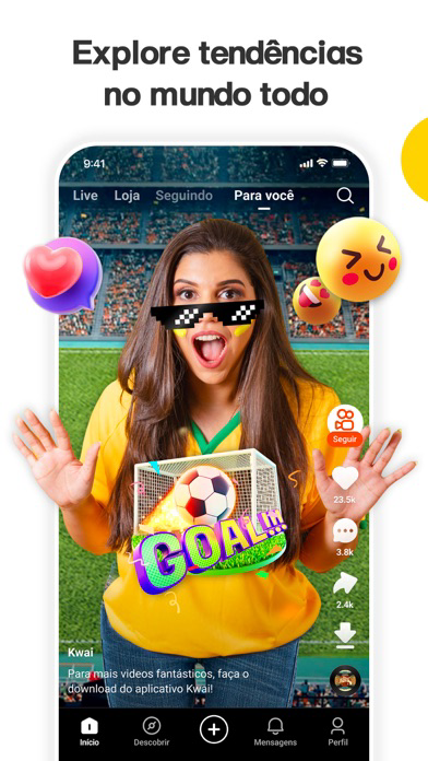Kwai - ver vídeos bacanas para iOS (iPhone/iPad) - Baixar Grátis no AppPure