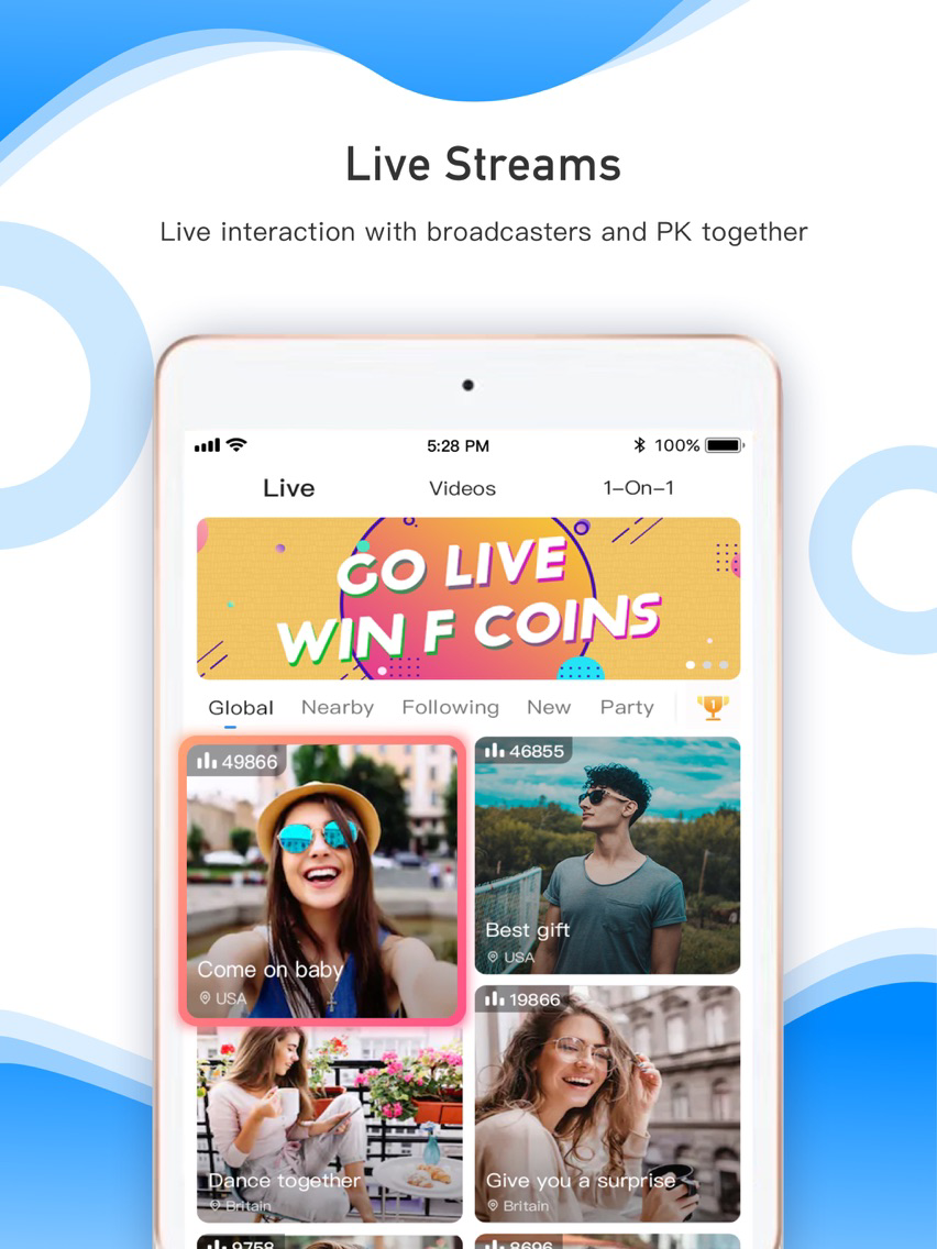 FaceCast - Live Video Chat for iOS (iPhone/iPad) - Free Download at AppPure
