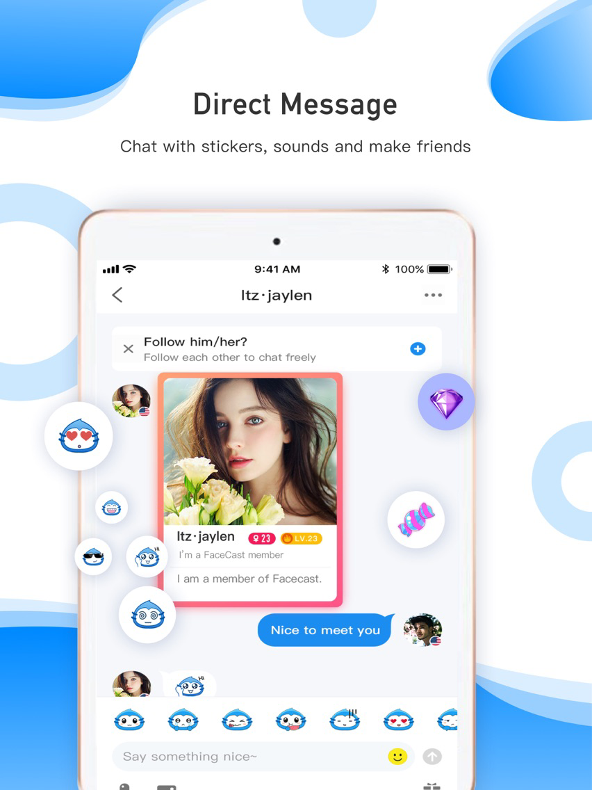 FaceCast - Live Video Chat for iOS (iPhone/iPad) - Free Download at AppPure