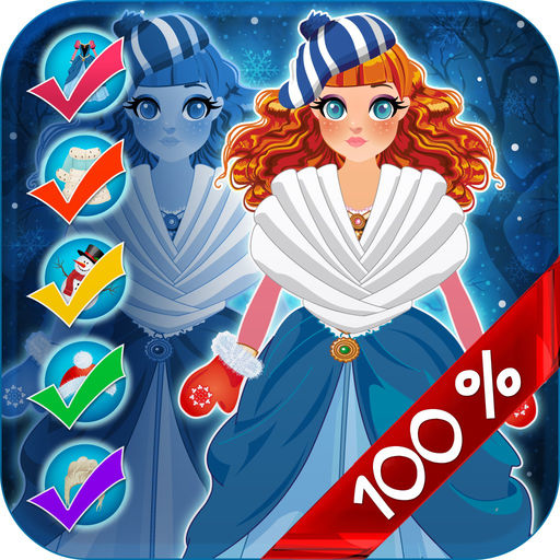 My Pretty Little Snow Princess Copy & Draw Game - Virtual World of ...