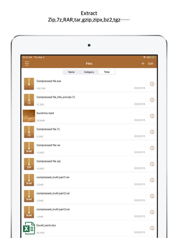 UnRAR - zip,rar,7z file opener for iOS (iPhone/iPad/iPod touch) - Free ...