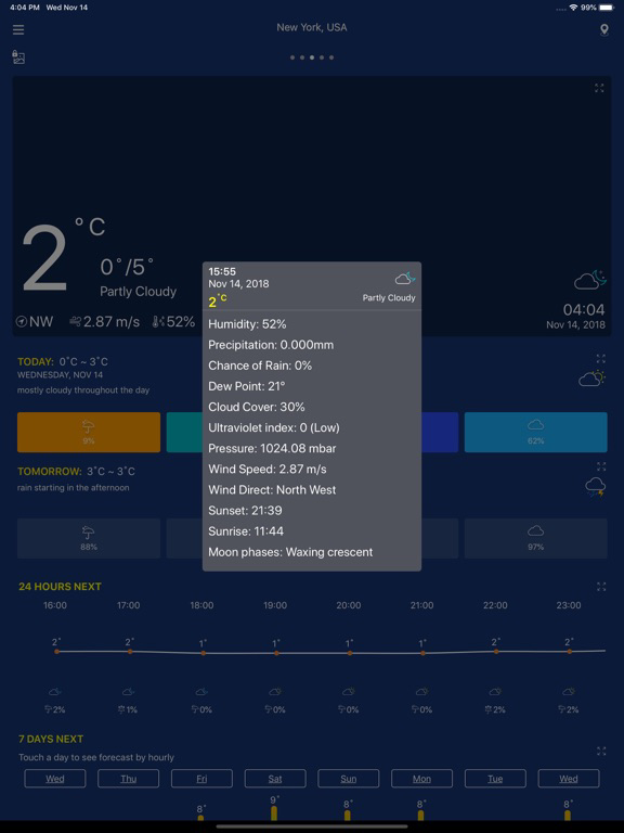 Accurate Weather forecast pro for iOS (iPhone/iPad/iPod touch) Latest ...