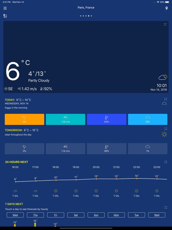 Accurate Weather forecast pro for iOS (iPhone/iPad/iPod touch) Latest ...