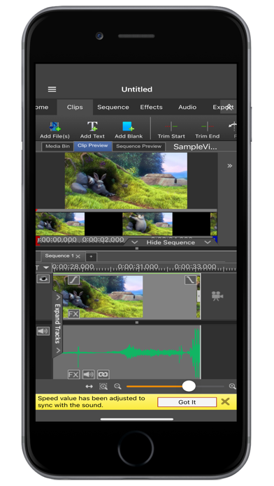 VideoPad - Video Editor for iOS (iPhone/iPad/iPod touch) - Free ...