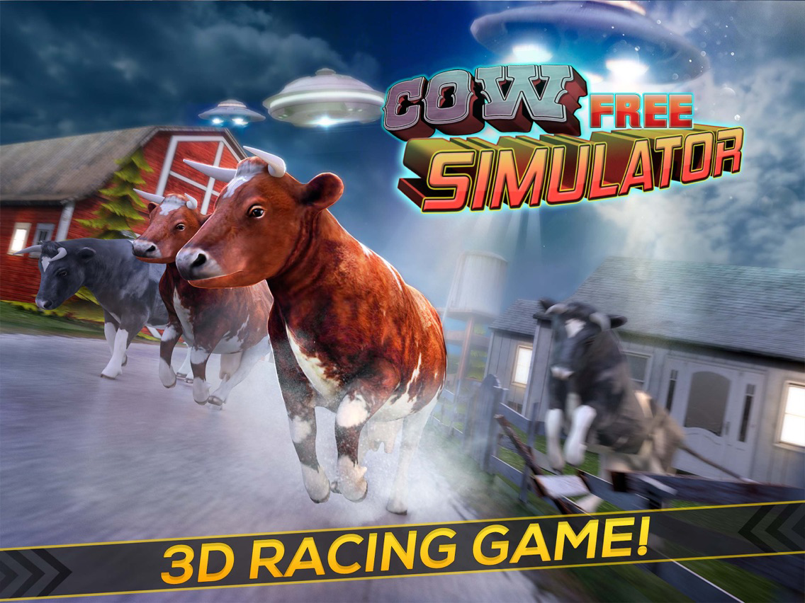 Cow Simulator Game: Free City Animal Running Games for iOS (iPhone/iPad ...