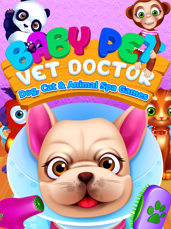 Baby Pet Vet Doctor - Dog, Cat & Animal Spa Games for iOS (iPhone/iPad ...