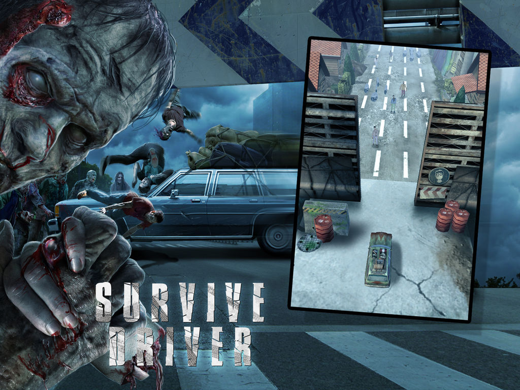 iOS(iPhone/iPad)용 A Survive Driver Free: Best 3D Driver Game in Post ...