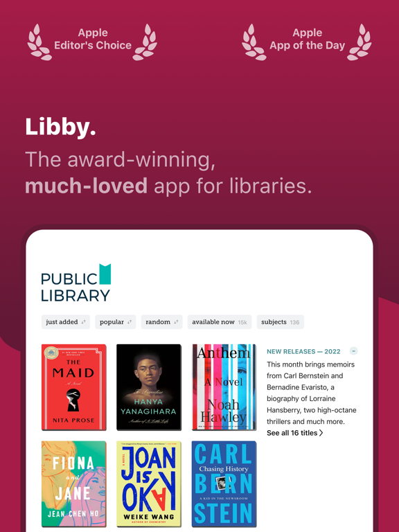 Libby, by OverDrive for iOS (iPhone/iPad/iPod touch) - Free Download at AppPure