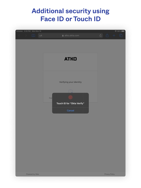 Okta Verify for iOS (iPhone/iPad/Mac) - Free Download at AppPure Okta Verify for iOS (iPhone/iPad/Mac) - Free Download at AppPure