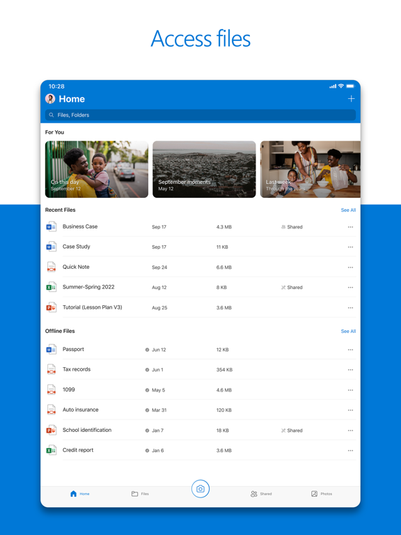 Microsoft OneDrive for iOS (iPhone/iPad) - Free Download at AppPure