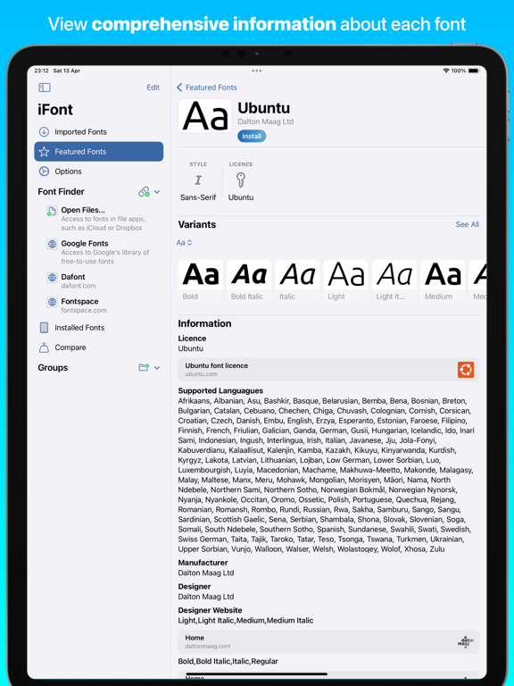 iFont: find, install any font for iOS (iPhone/iPad) - Free Download at ...