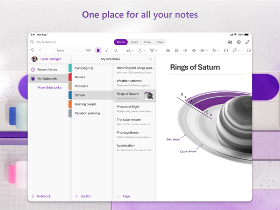 Microsoft OneNote for iOS (iPhone/iPad) - Free Download at AppPure