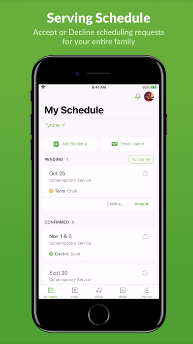 Planning Center Services pour iOS (iPhone/iPad/iPod touch ...