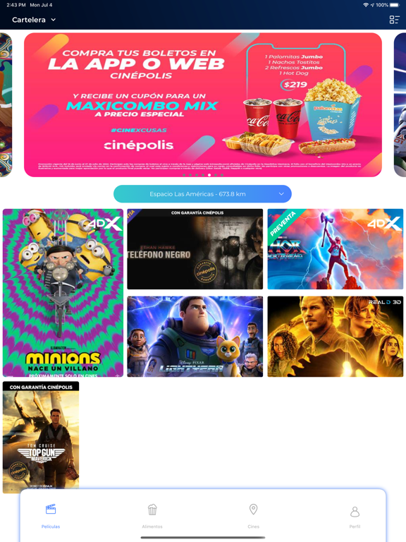 Cinépolis para iOS (iPhone/iPad/iPod touch) - Baixar Grátis no AppPure