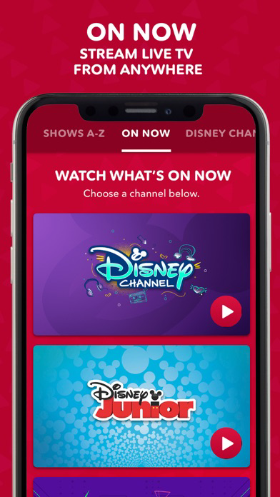 DisneyNOW – Episodes & Live TV for iOS (iPhone/iPad/Apple TV/iPod touch ...