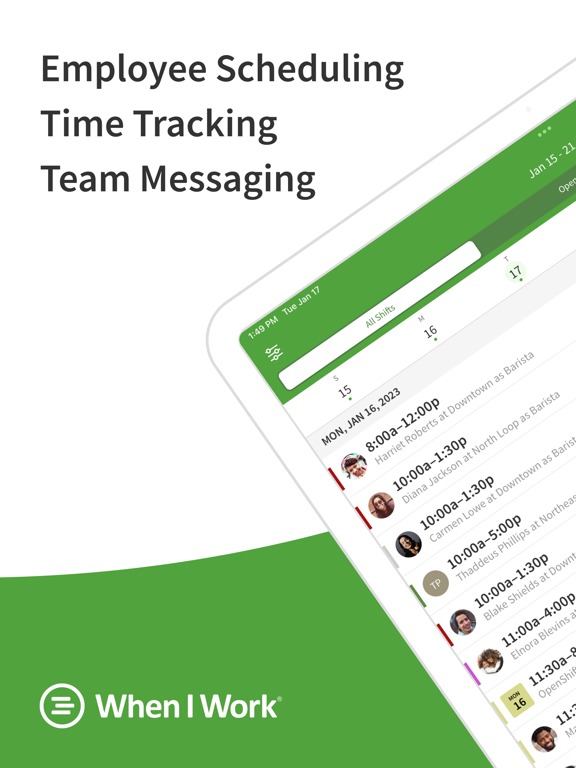 When I Work Staff Scheduling for iOS (iPhone/iPad) - Free Download at ...