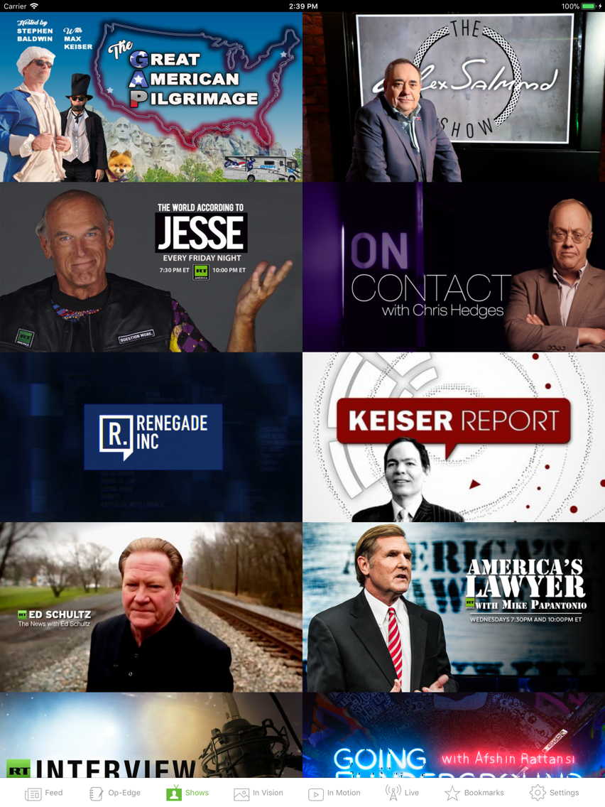 RT News­ for iOS (iPhone/iPad) - Free Download at AppPure