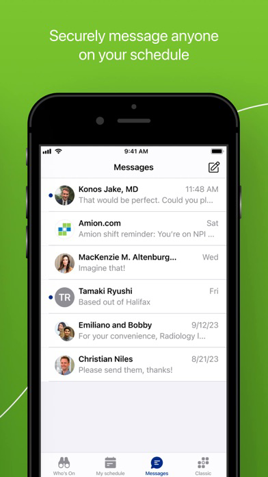 Amion - Clinician Scheduling for iOS (iPhone/iPad/Apple Watch) - Free ...
