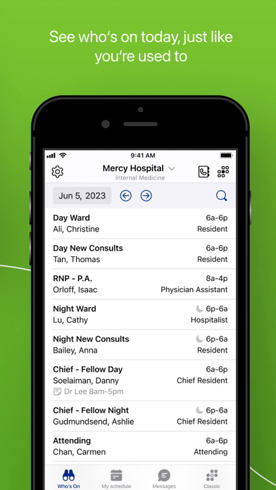 Amion - Clinician Scheduling for iOS (iPhone/iPad/Apple Watch) - Free ...