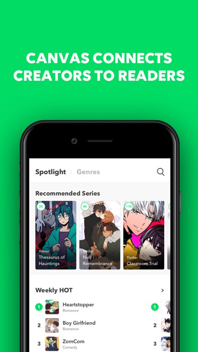 WEBTOON: Comics for iOS (iPhone/iPad/iPod touch) - Free Download at AppPure