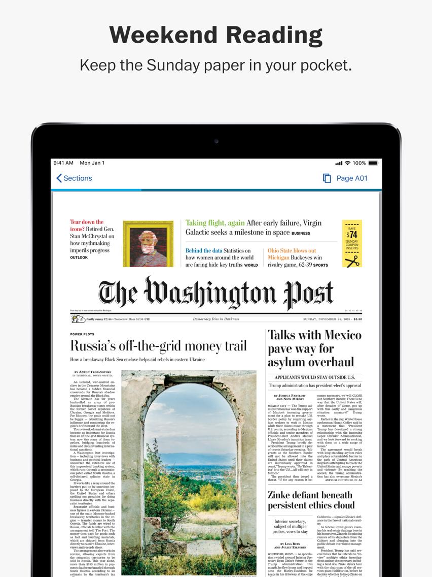 Washington Post Print Edition for iOS (iPhone/iPad) - Free Download at ...