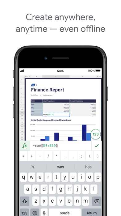 Google Sheets for iOS (iPhone/iPad) - Free Download at AppPure