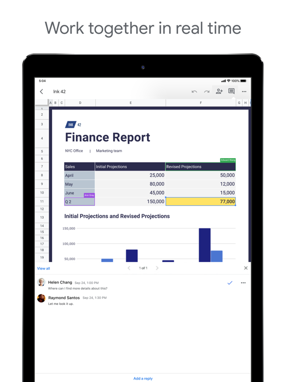 Google Sheets for iOS (iPhone/iPad) - Free Download at AppPure
