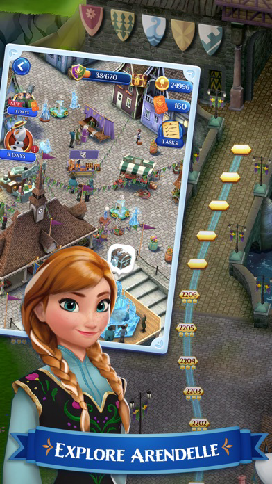 Disney Frozen Free Fall Game for iOS (iPhone/iPad) - Free Download at ...