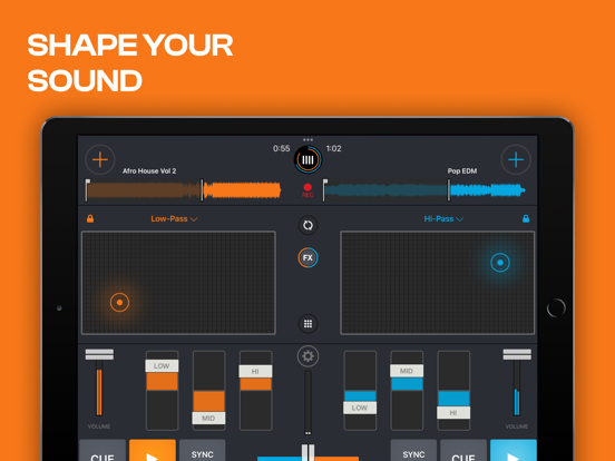 Cross DJ - Music Mixer App for iOS (iPhone/iPad/iPod touch) - Free ...